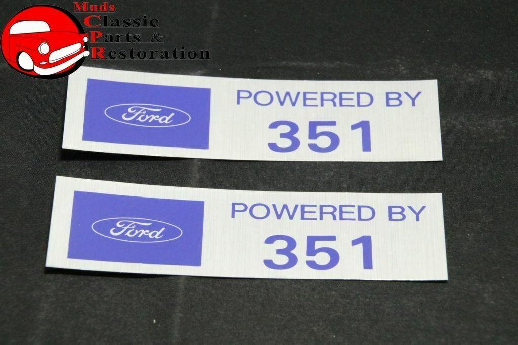 Ford Powered By 351 Valve Cover Decals - set of two - Other Car & Truck ...