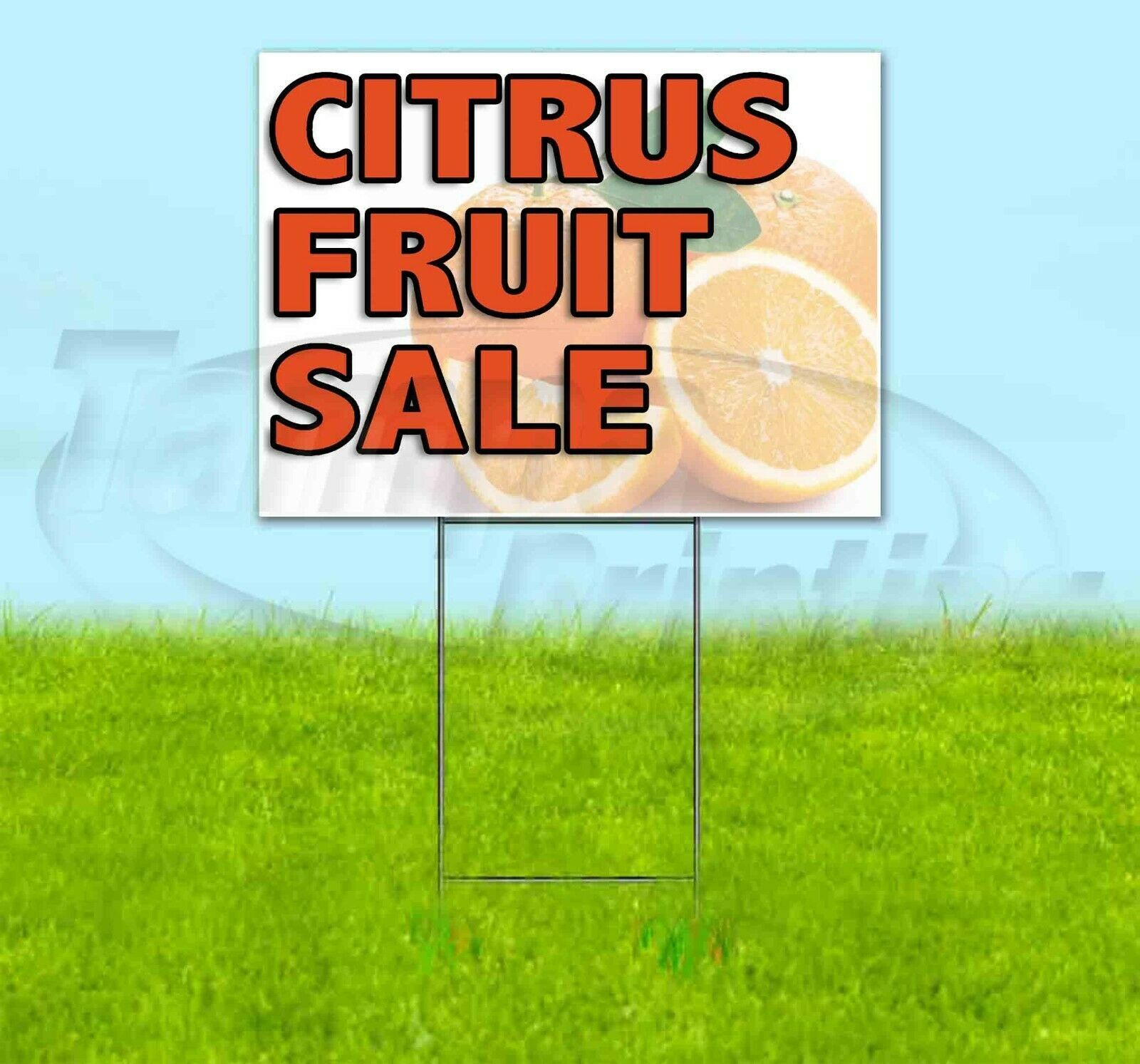 CITRUS FRUIT SALE 18x24 Yard Sign Corrugated Plastic Bandit Lawn ...