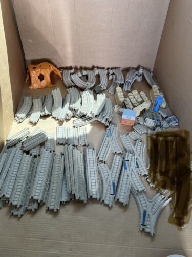 93 pc Thomas & Friends Trackmaster Beige Track lot Hit Toy Buffer ...