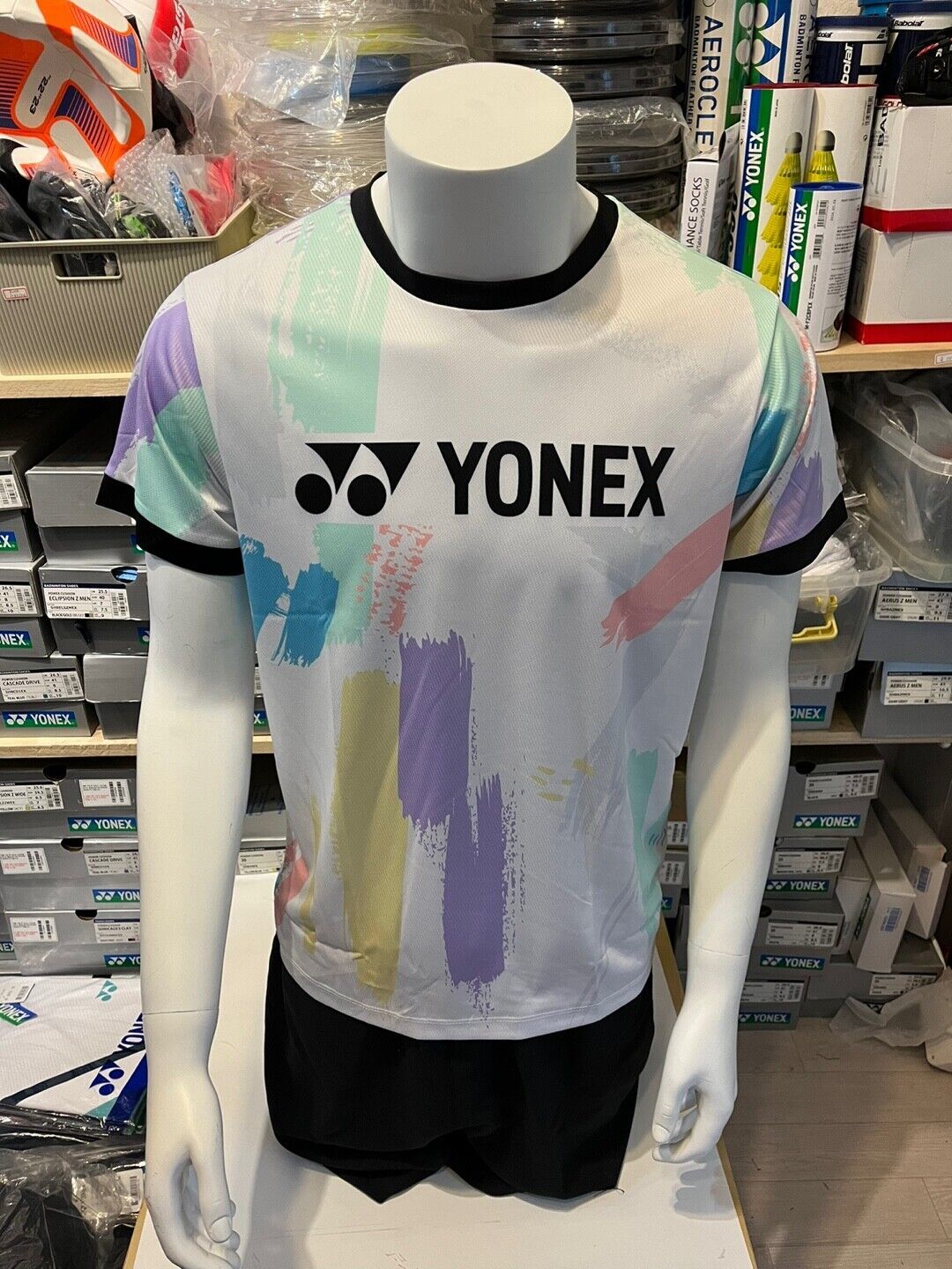 YONEX Men's Badminton T-Shirts Sports Top Apparel LPink [95/US:XS] NWT 213TS013M - Shirts & Tops