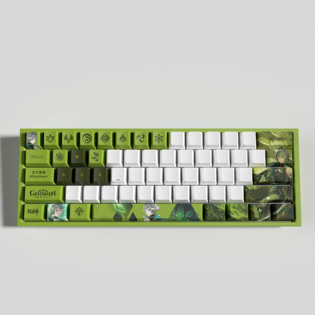 Genshin Impact Themed Keycaps Alhaitham PBT heat-sublimation keycaps 29 ...