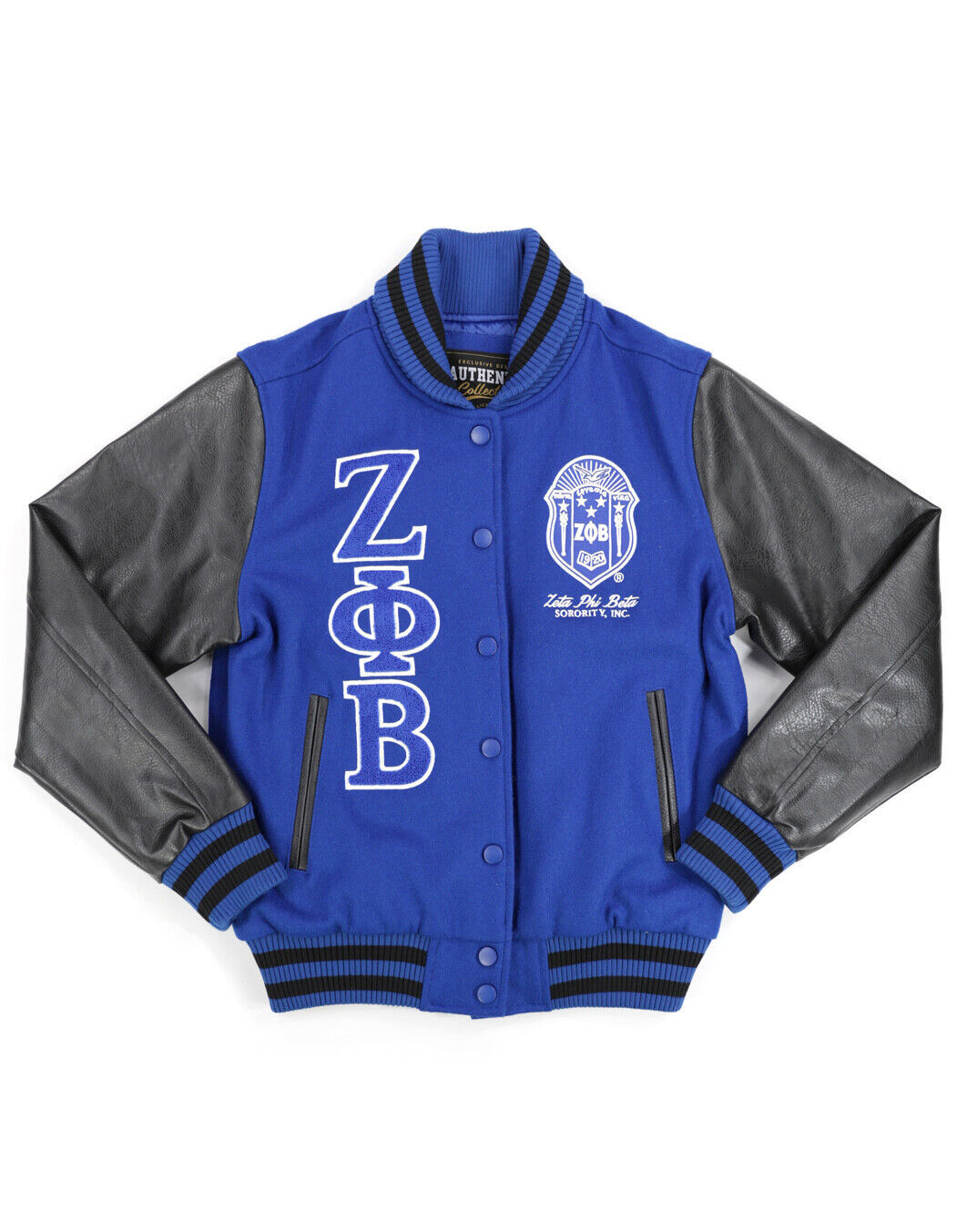 ZETA PHI BETA SORORITY WOOL VARSITY LETTERMAN JACKET 1920 ZETA PHI BETA ...
