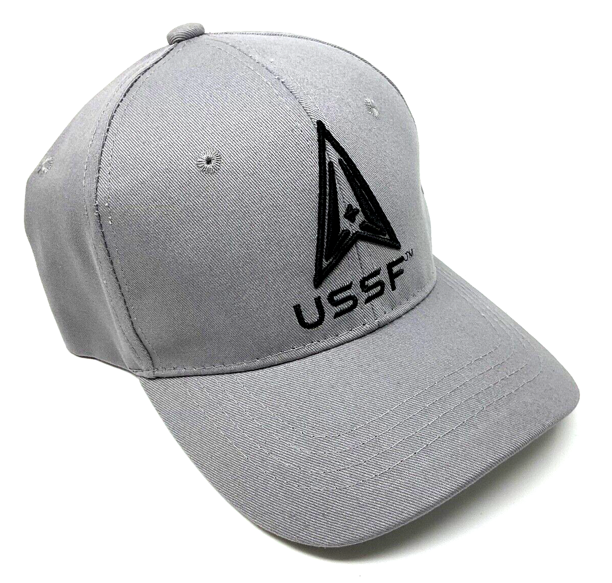 UNITED STATES SPACE FORCE USSF LOGO SOLID GREY CURVED BILL ADJUSTABLE ...