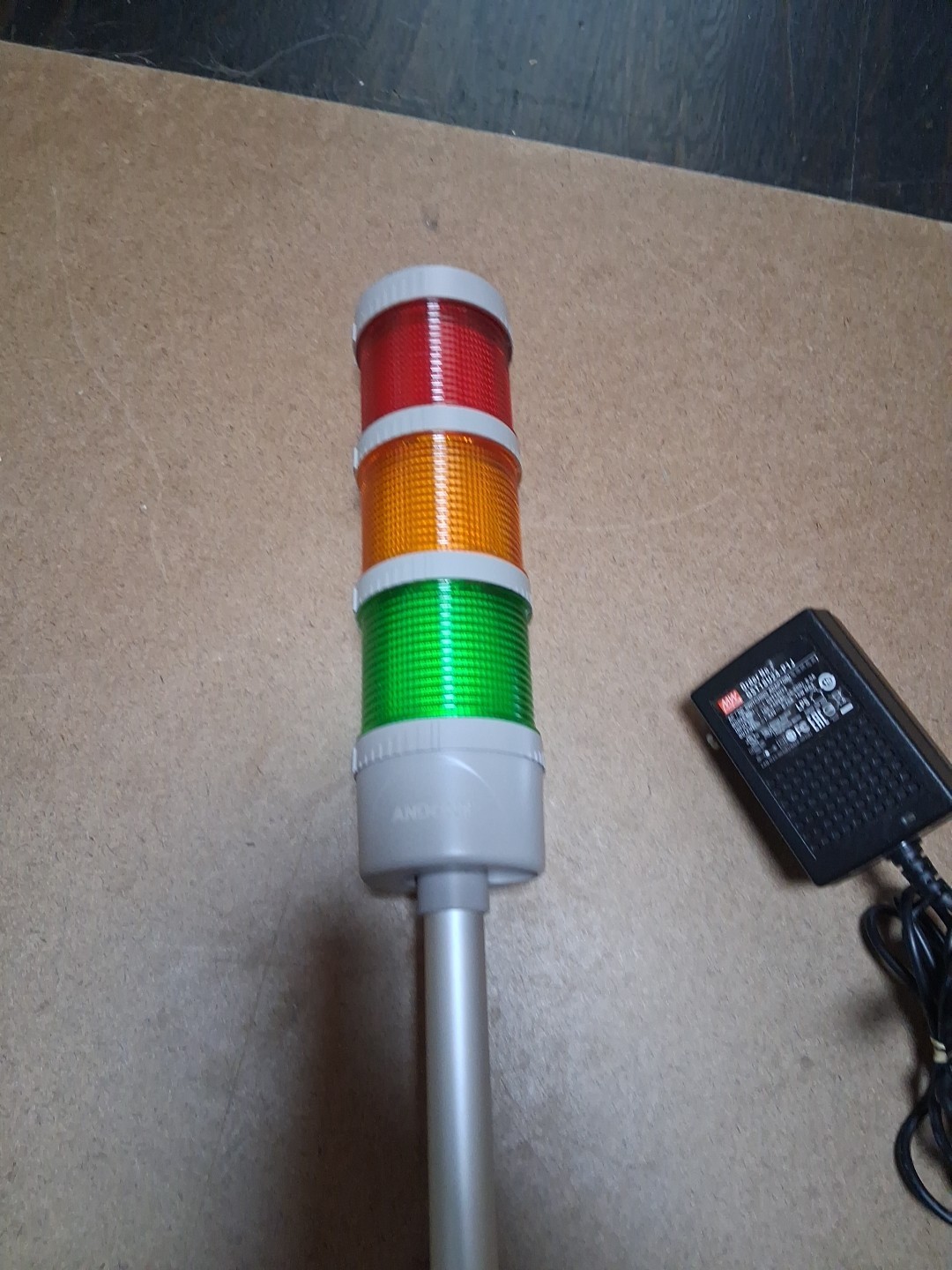 3 Stack Super Bright LED Andon Tower Light with Buzzer (Red/Yellow ...