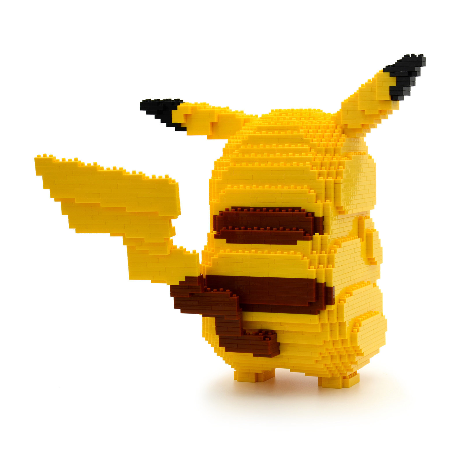 Pikachu (Pokemon) Brick Sculpture (JEKCA Lego Brick) DIY Kit - Building ...