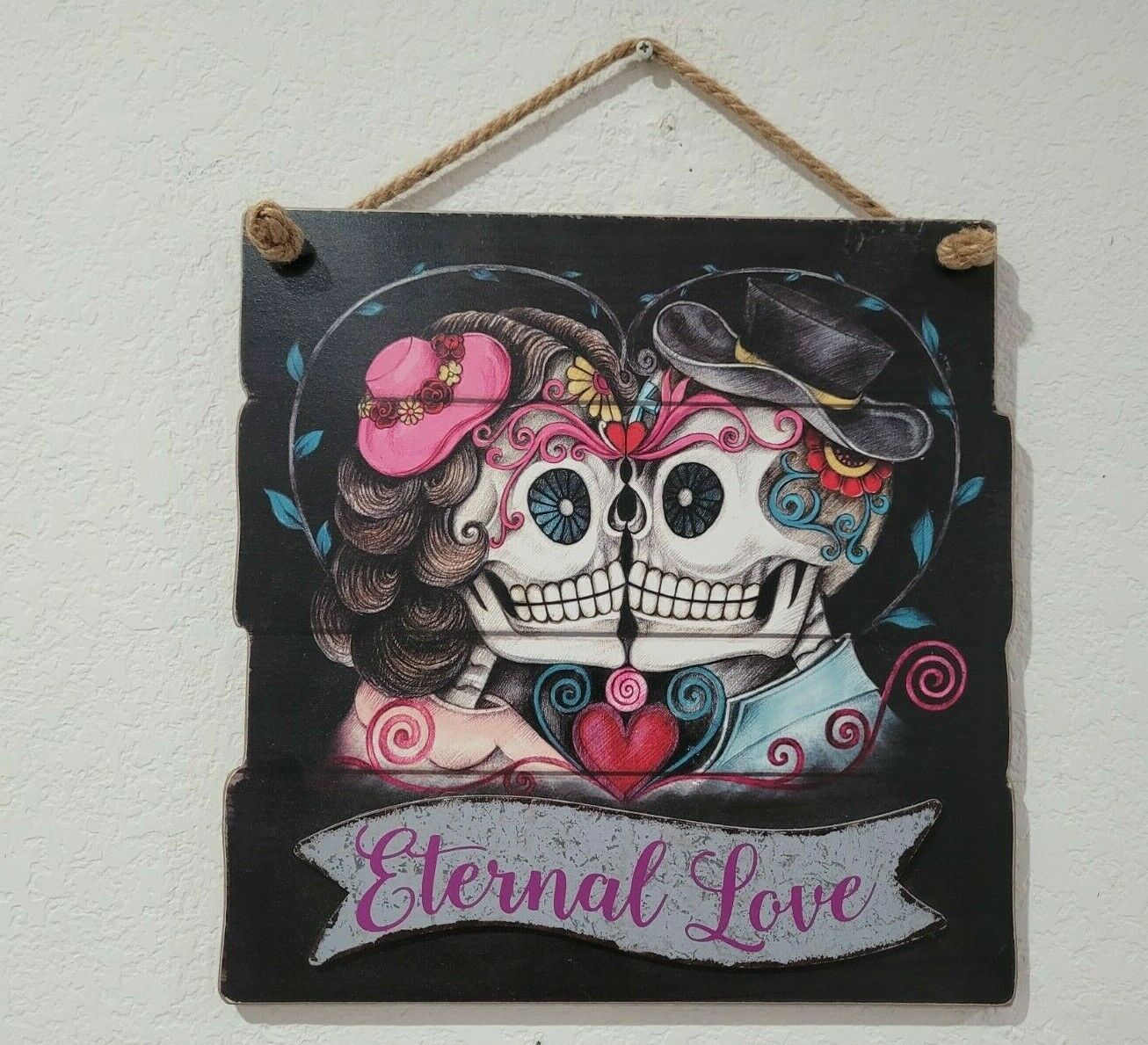 Halloween Day of the Dead Dia De Los Muertos Wall Sign Decor 11.5 ...