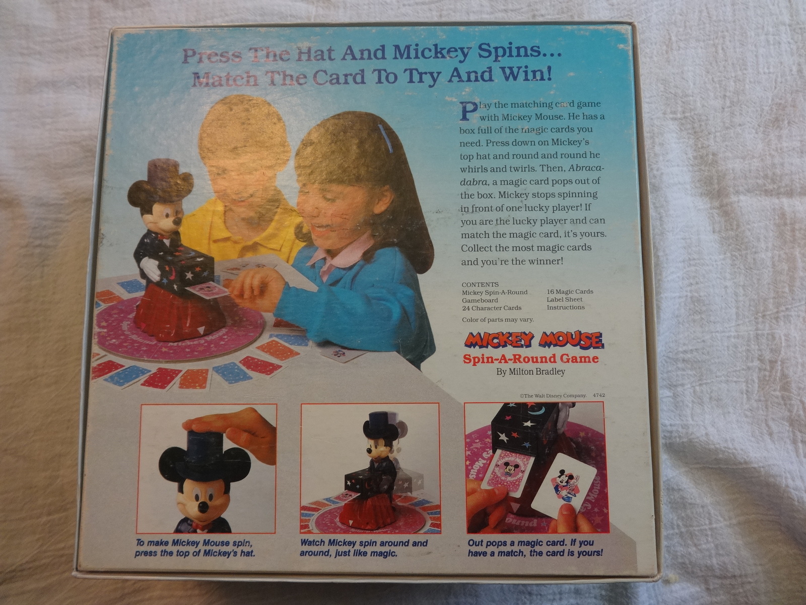 Disney MICKEY MOUSE SPIN-A-ROUND GAME works great - Contemporary ...