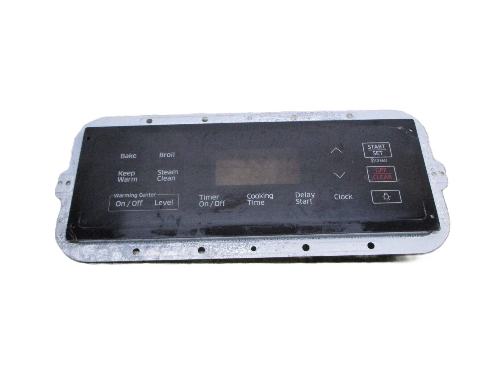 SAMSUNG RANGE TOUCHPAD DISPLAY CRACKED OVERLAY PART # DC34-00035B ...
