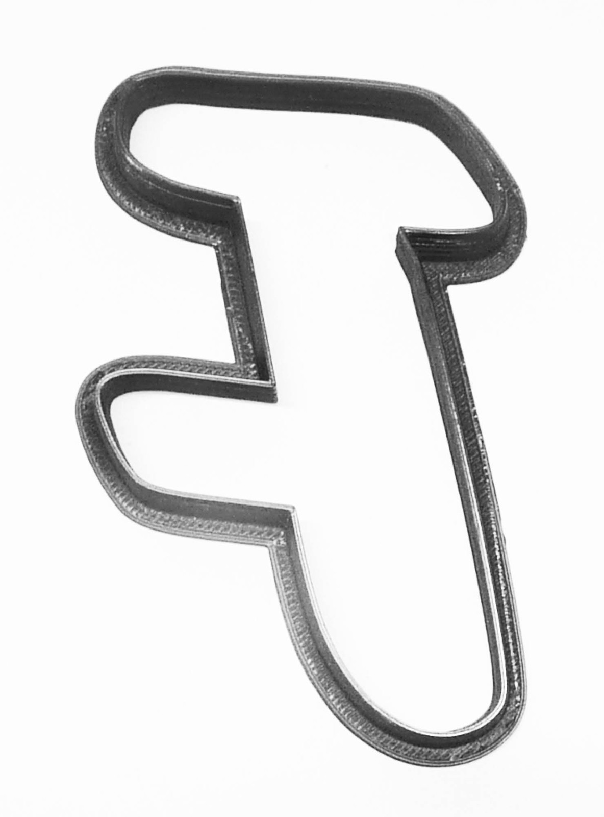 Letter F Uppercase Fancy Stylized Font Alphabet Cookie Cutter USA ...