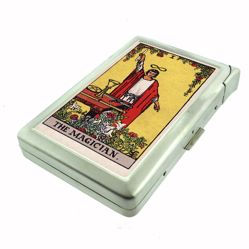 Tarot Card I D2 100's Size Cigarette Case with Built in Lighter The ...