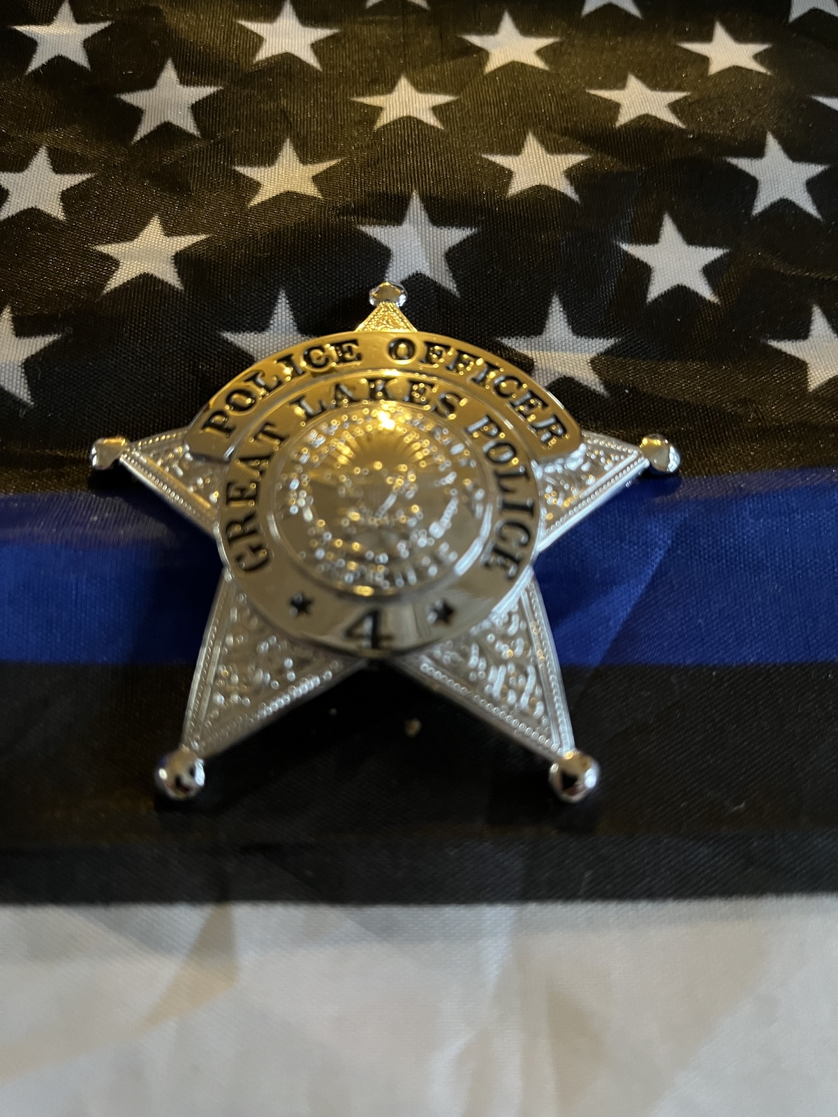 Great Lakes police . Police Officer hallmarked - US