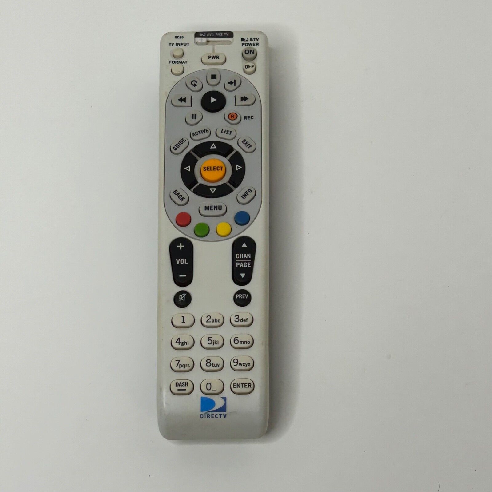 DirecTV RC65 HD DVR Universal IR Remote Control Replaces RC64 32 24 16 ...
