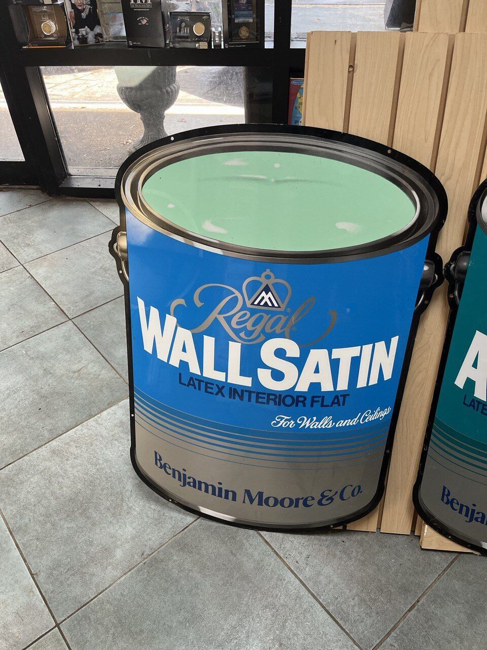 Vintage Benjamin Moore Signs Tin Embossed and 49 similar items