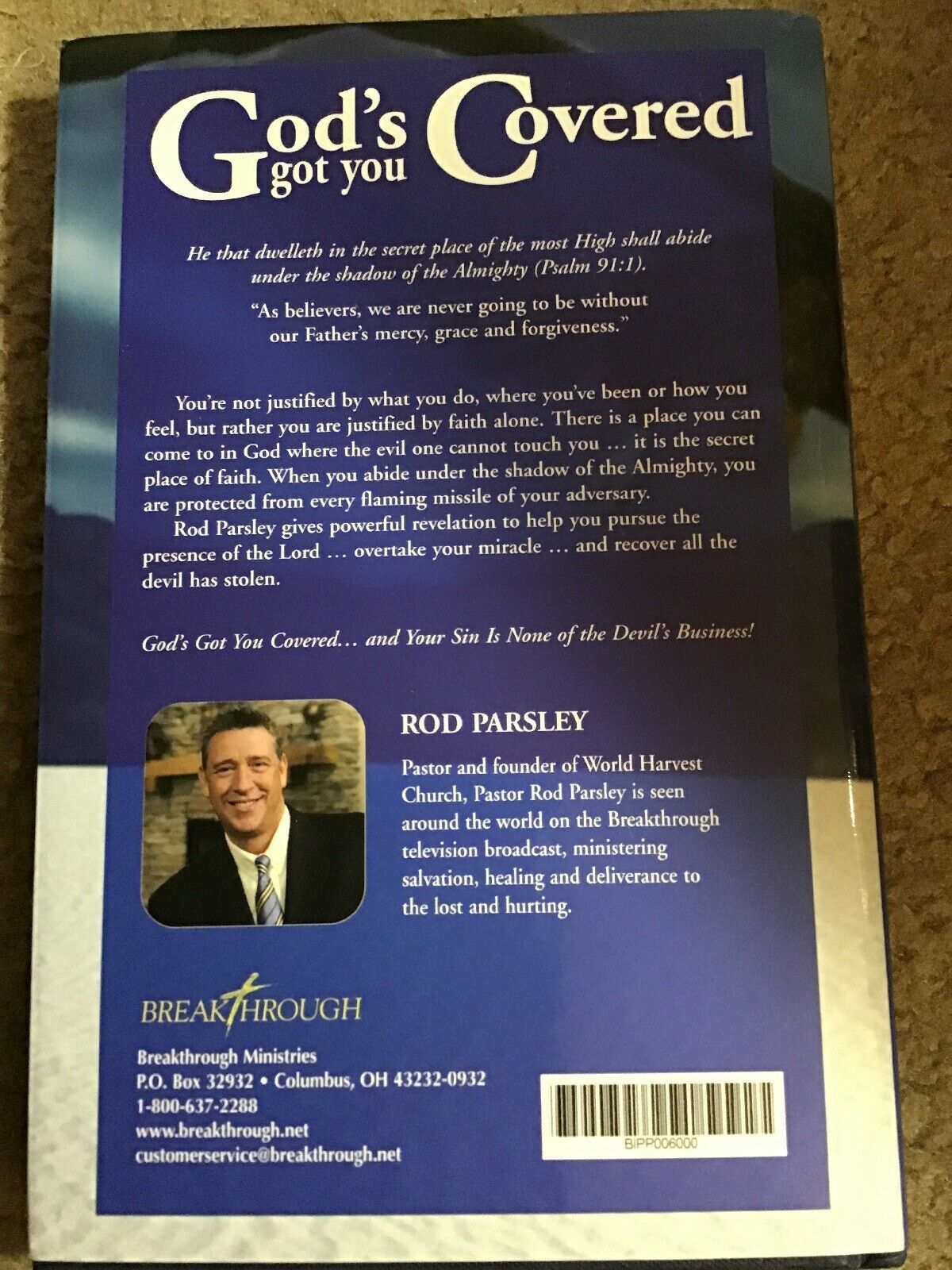 God's Got You Covered: 20 Keys for Your Protection by Rod Parsley - Books