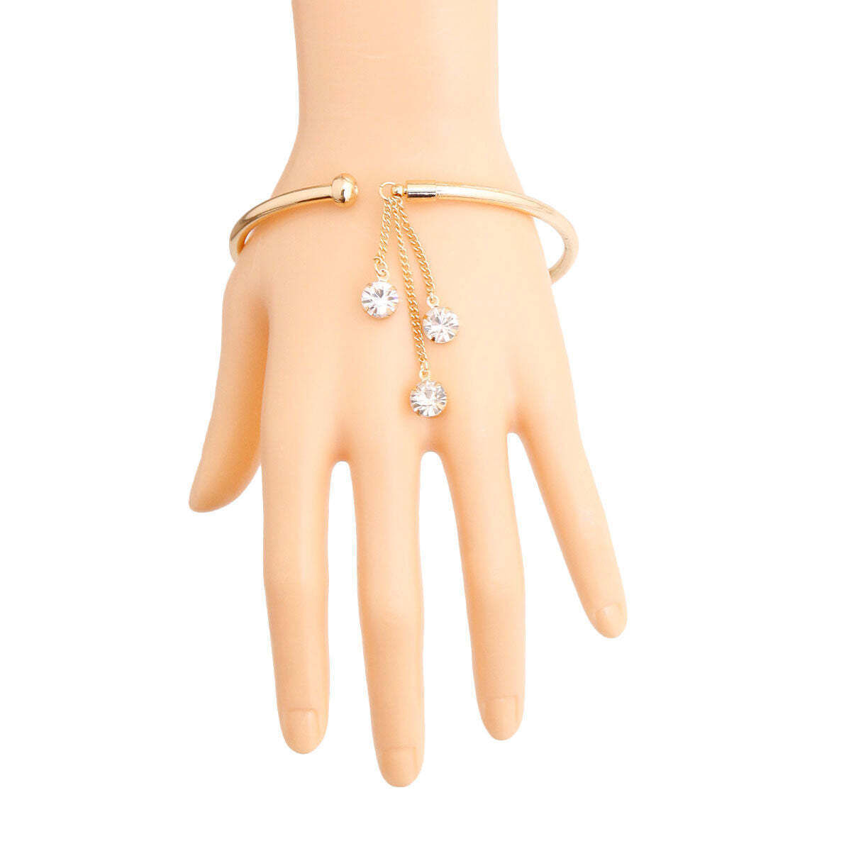 Gold Dangle Rhinestone Arm Cuff - Every Other Thing