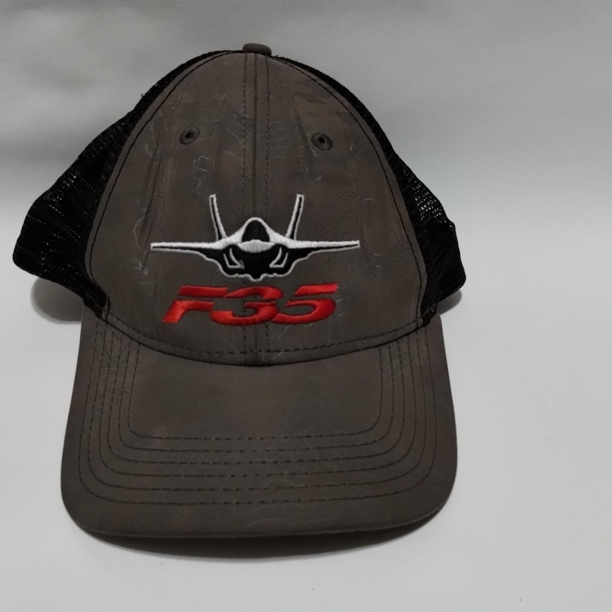F35 Fighter Jet Lockheed Martin Mesh Back Adjustable Hat US Military ...