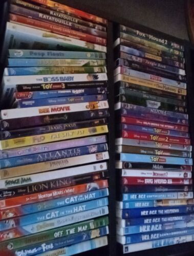 LOT OF 10 USED RANDOM ASSORTED KIDS DVDS Children's Movies & TV Shows ...