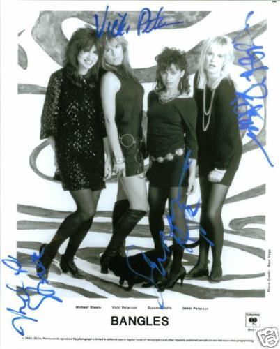 THE BANGLES SIGNED AUTOGRAPHED 8x10 RP PROMO PHOTO WALK EGYPTIAN ...