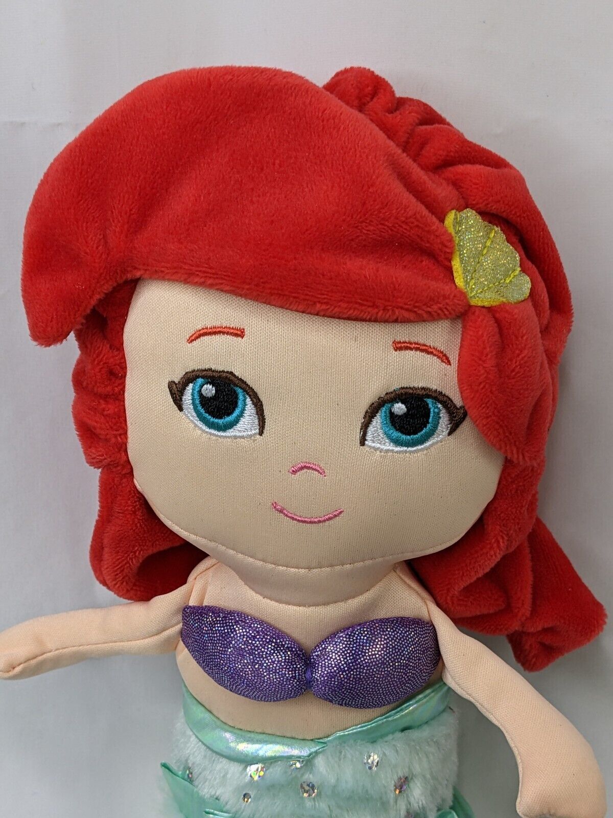 Little Mermaid Ariel Plush Doll 14 Inch Stuffed Toy - Disney