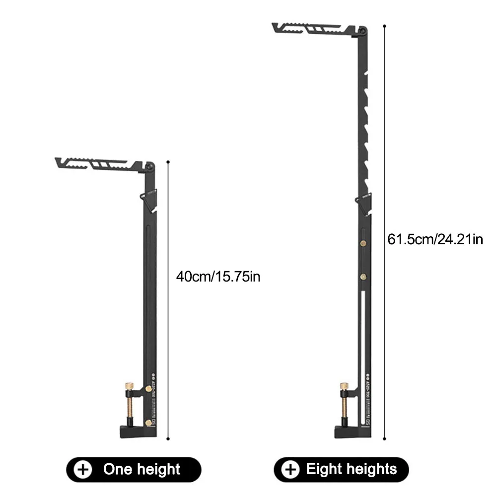 Camping Lantern Stand Tabletop Detachable Folding Light Stand Pole ...