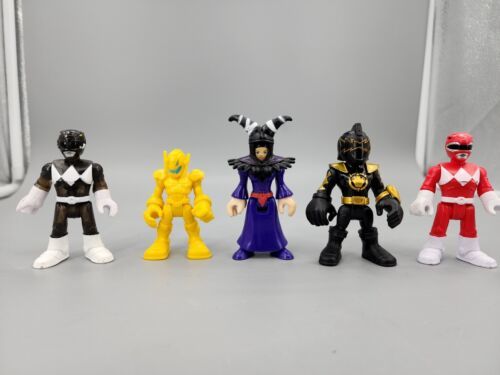 Fisher Price Imaginext Power Rangers Lot Of 5 Lot - Imaginext