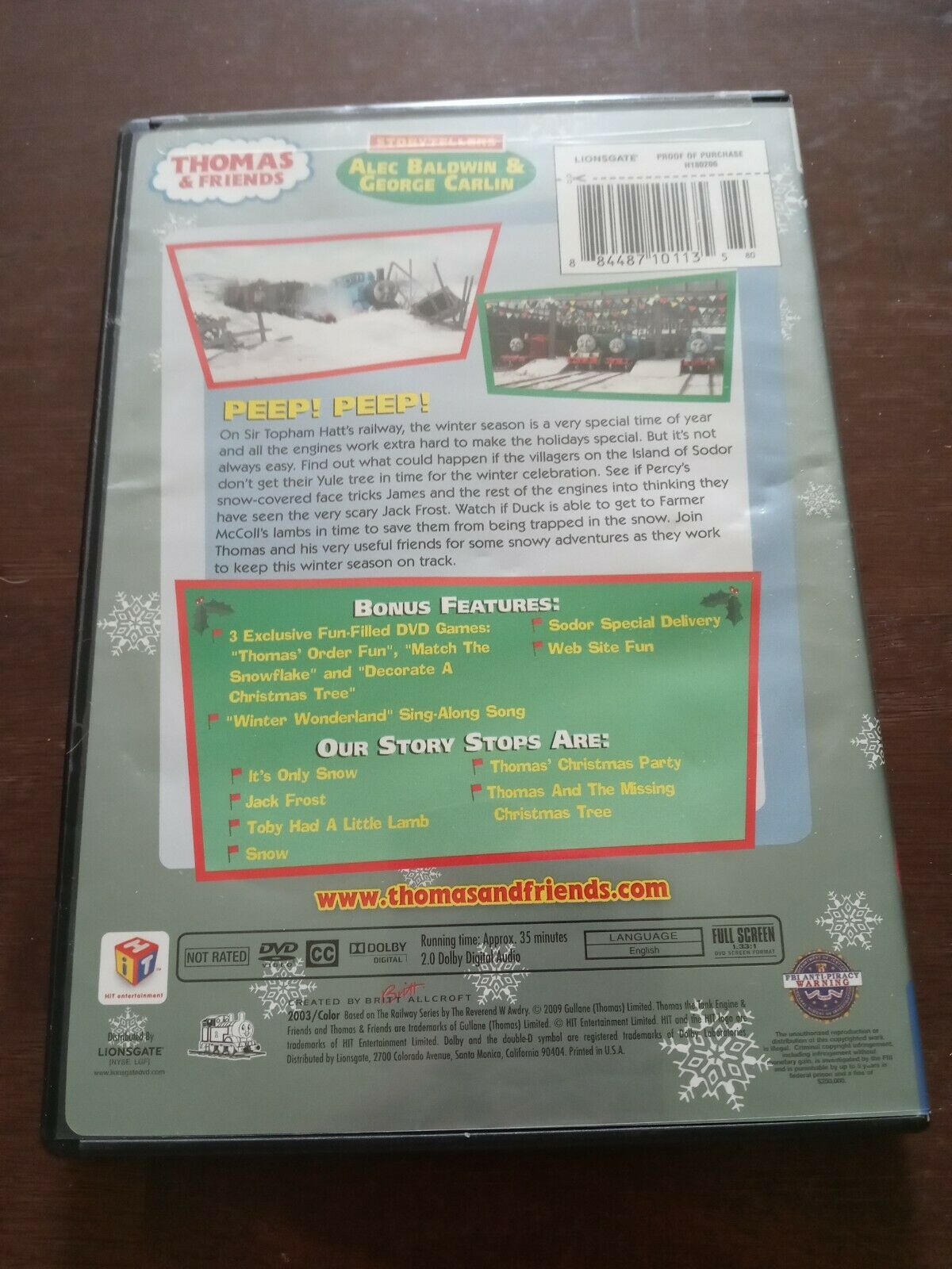 Thomas the Train Tank Engine Thomas' Snowy Surprise Christmas Holiday ...