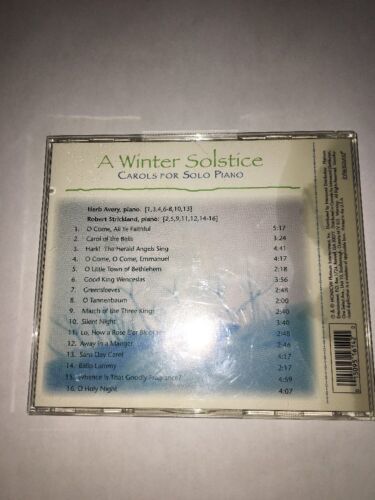 A Winter Solstice Carols For Solo Piano CD 16 Amazing songs/VINTAGE ...