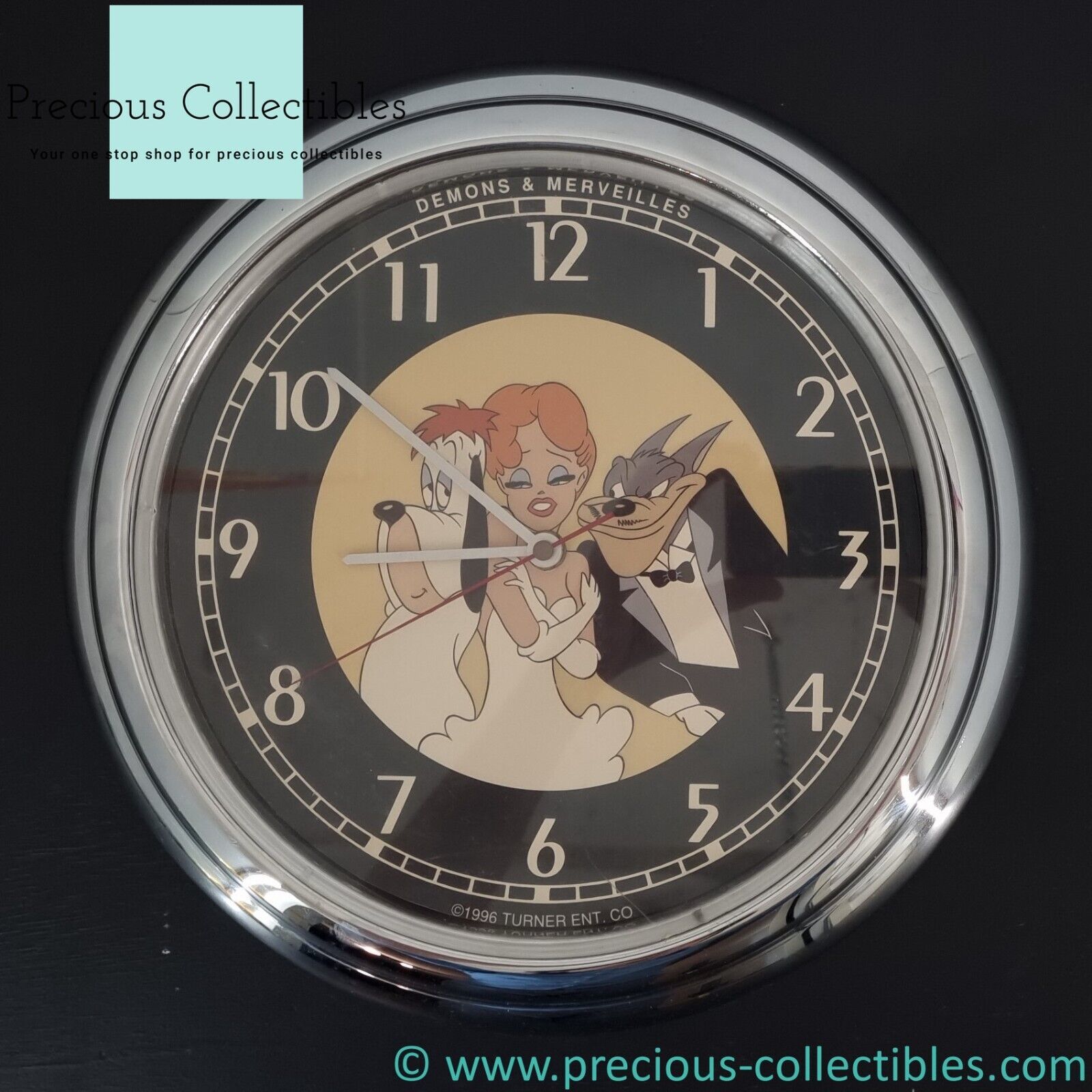 Extremely rare! Vintage Tex Avery clock. Demons Merveilles. Droopy ...