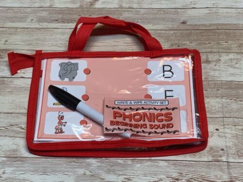 Busy bag - Write & Wipe Activity Set - Phonics Beginning Sounds ...