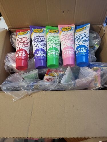 45- Crayola Bathtub Fingerpaint Soap Variety Pack 3 oz Finger Paint ...