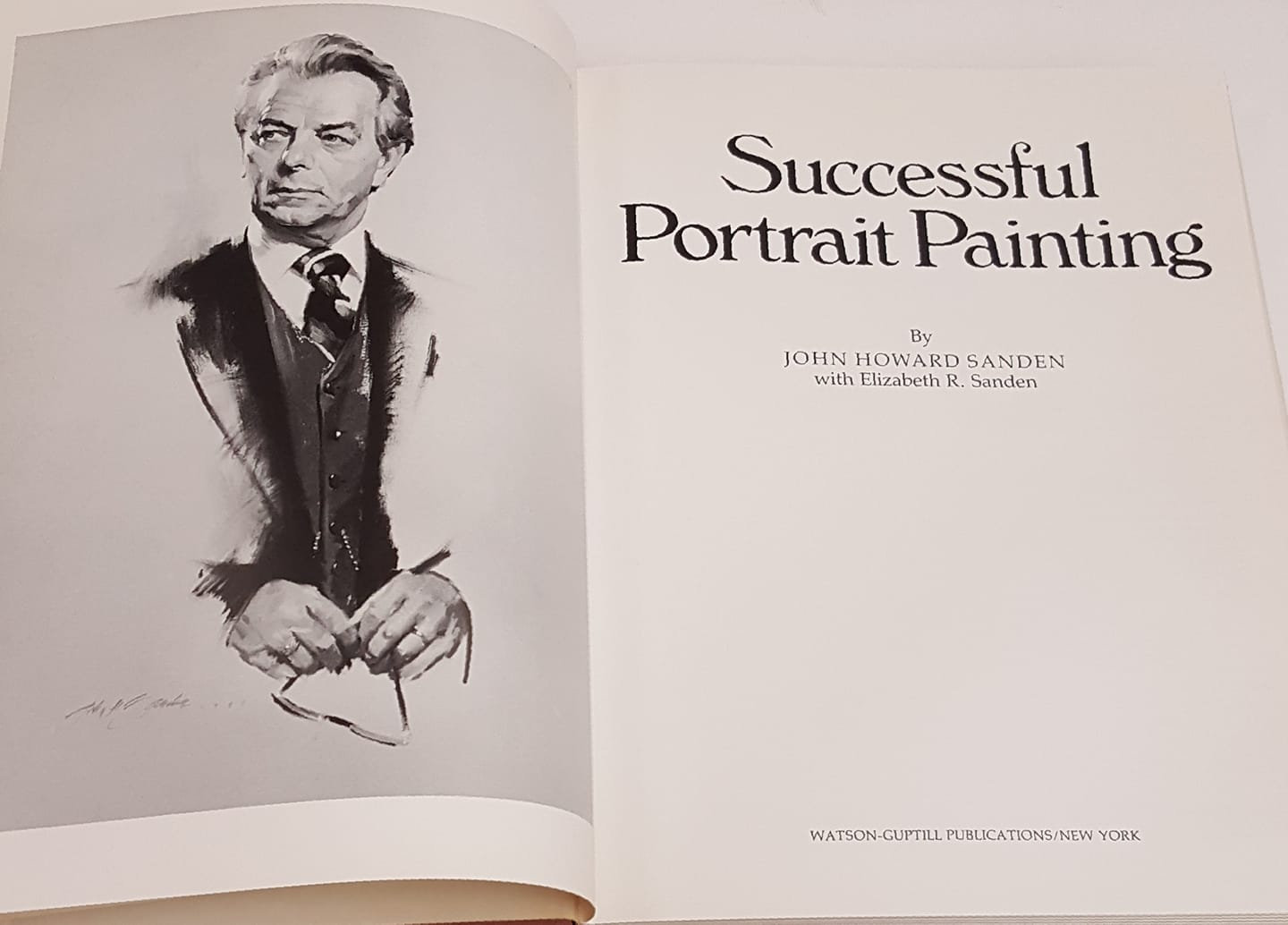 Successful Portrait Painting by John Howard Sanden with Elizabeth R ...