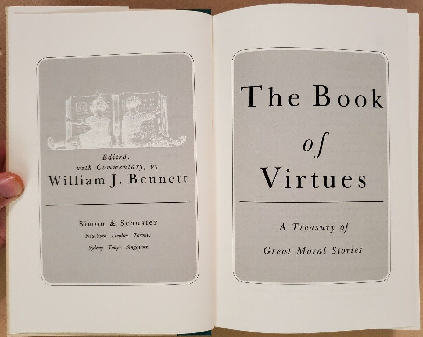 The Book of Virtues: A Treasury of Great Moral Stories - Books