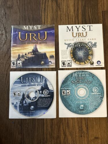 MYST Uru Ages Beyond Myst PC With URU The Path Of The Shell - Discs And ...