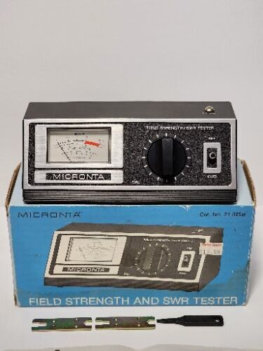 Vintage Radio Shack MICRONTA Field Strength and SWR Tester 21-525B w ...