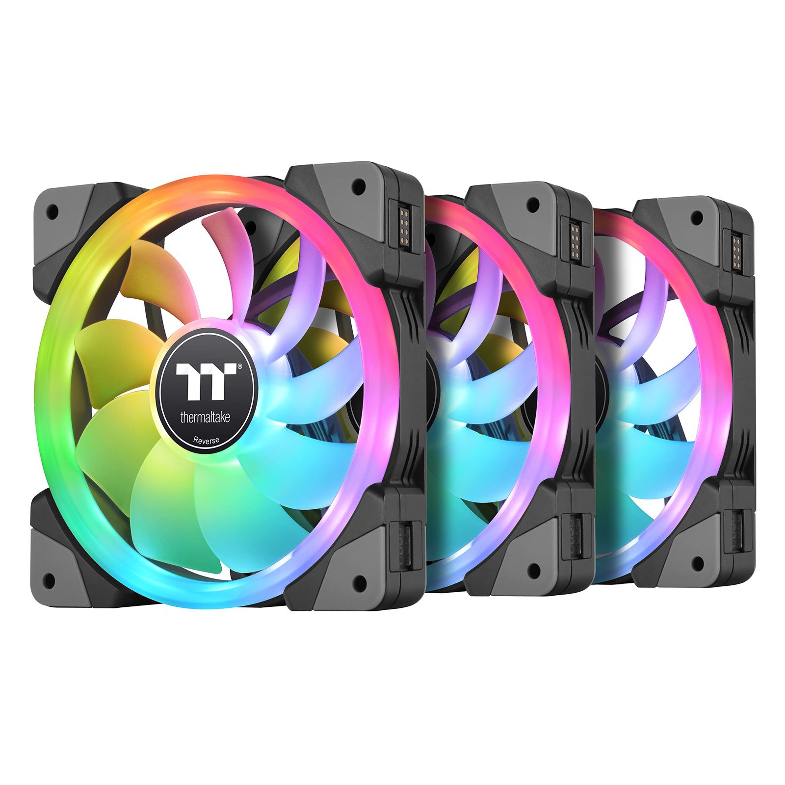 Thermaltake SWAFAN EX 12 ARGB PC Cooling Fan, 3-Fan pcak, 500~2000 RPM ...