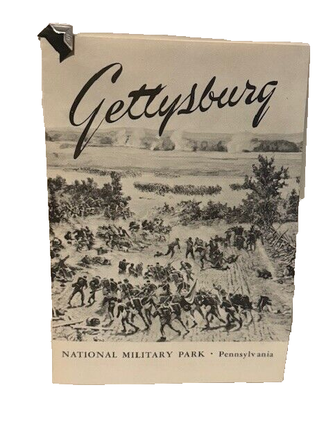 Vintage Gettysburg Travel Guide Brochure Ephemera Map Civil War PN ...