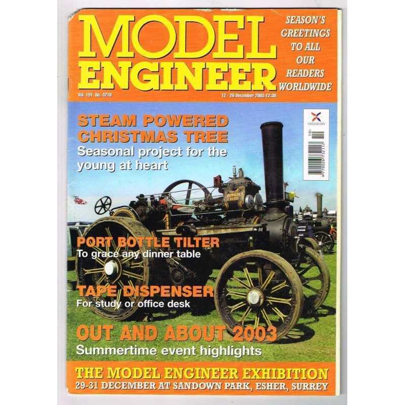 Model Engineer Magazine December 12-26 2003 mbox3207/d Steam Powered ...
