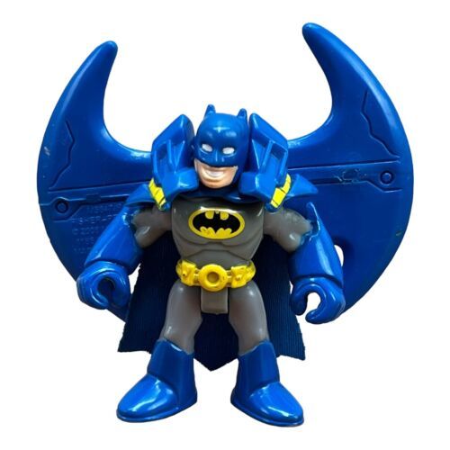 Batman Imaginext Figure With Batwing Glider 2008 Blue - Imaginext