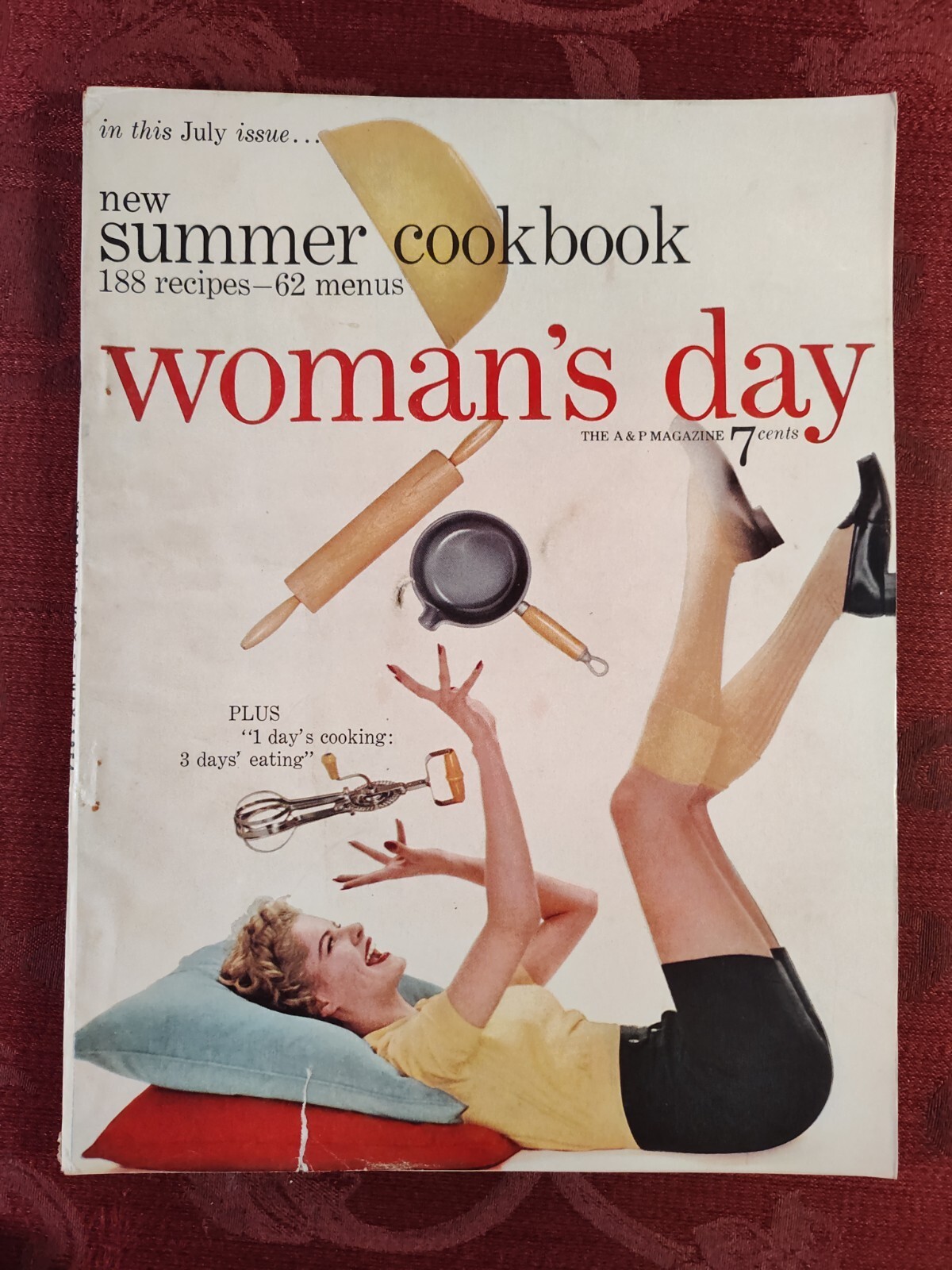 WOMANs DAY magazine July 1954 Mary Norton Isabel Raphael Russell Lynes ...