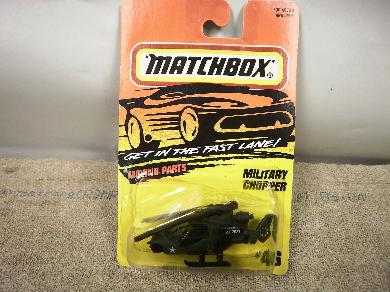 L37 MATCHBOX #46 MILITARY CHOPPER NEW ON CARD - Contemporary Manufacture