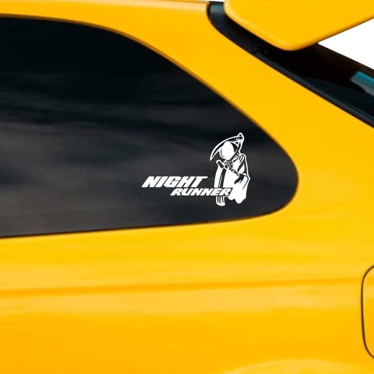 Grim Reaper Night Runner JDM Vinyl Decal Sticker | Die Cut Self ...