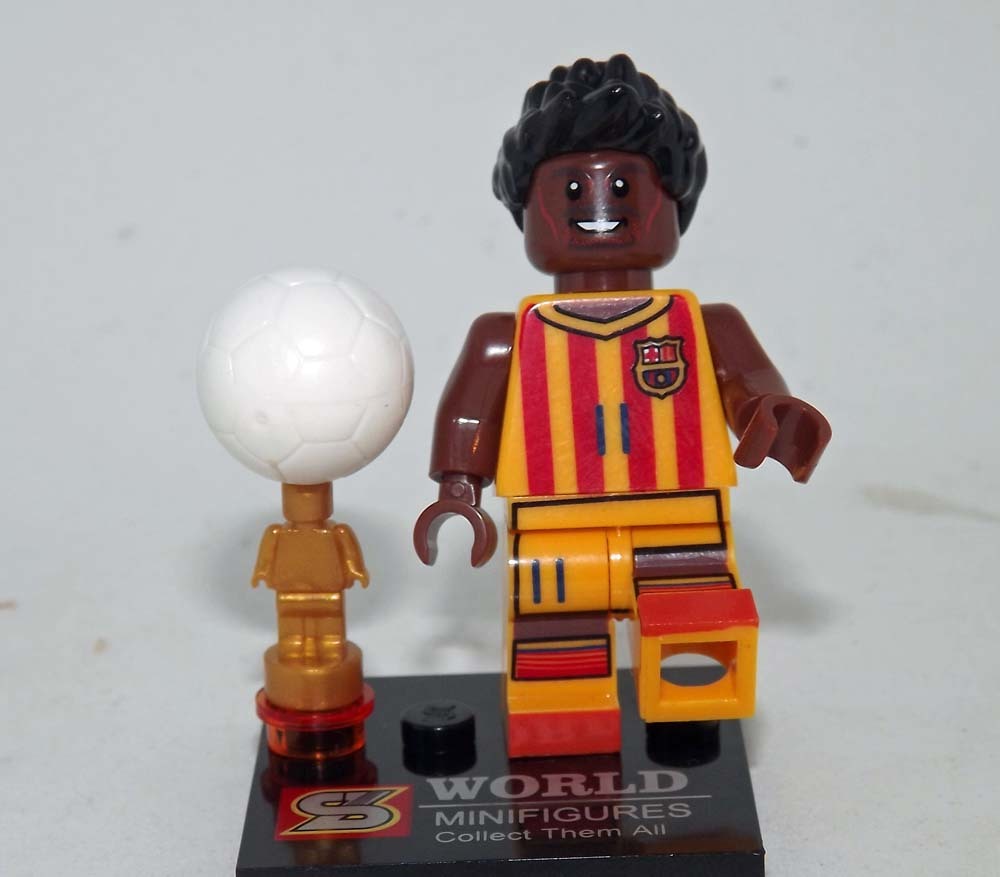 Brazil World Cup Soccer Player Custom Minifigures - LEGO (R) Minifigures