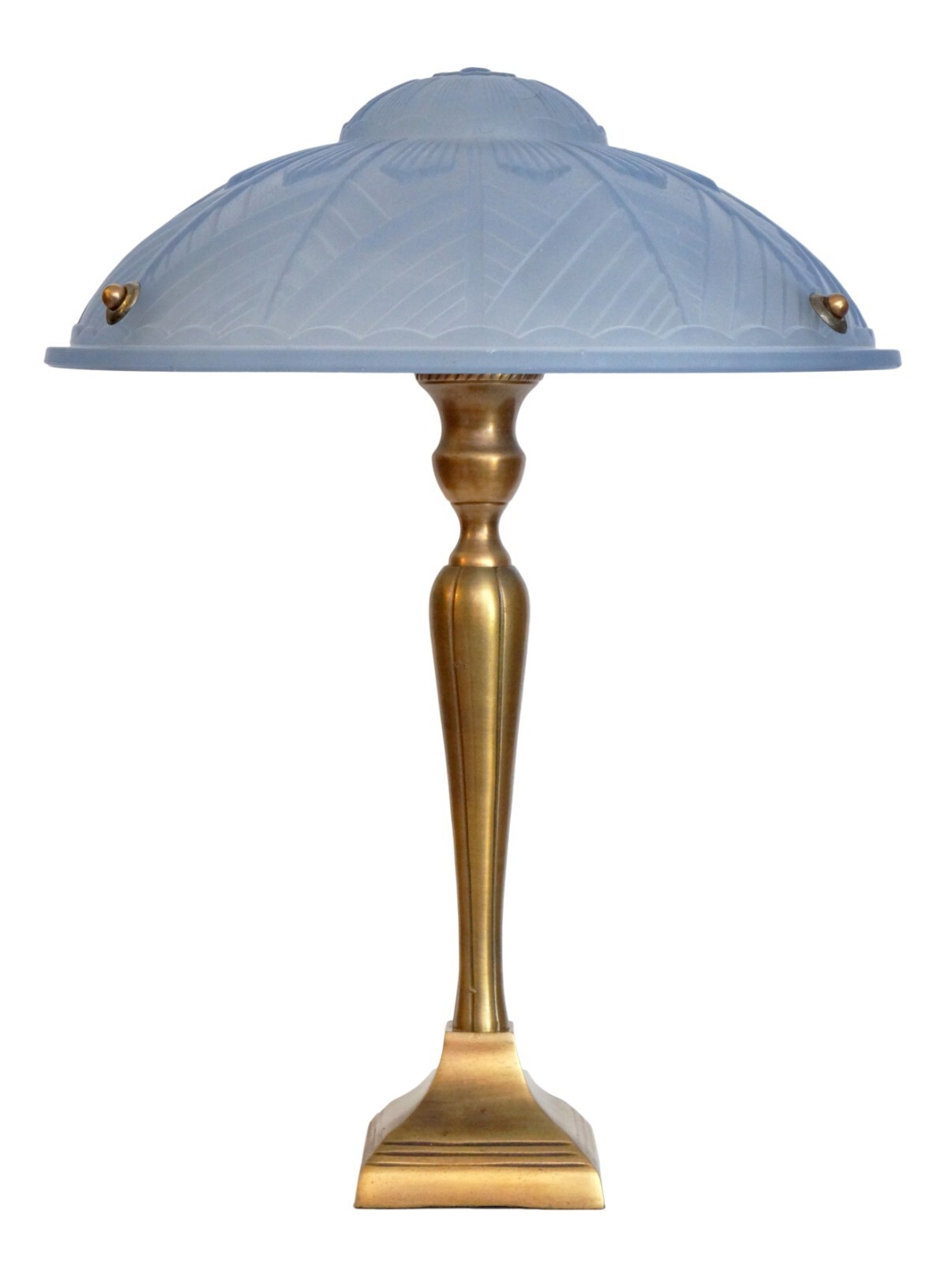 Art Deco Lamp Table Big Bluey " Table Lamp Unique Specimen Unique - Lamps