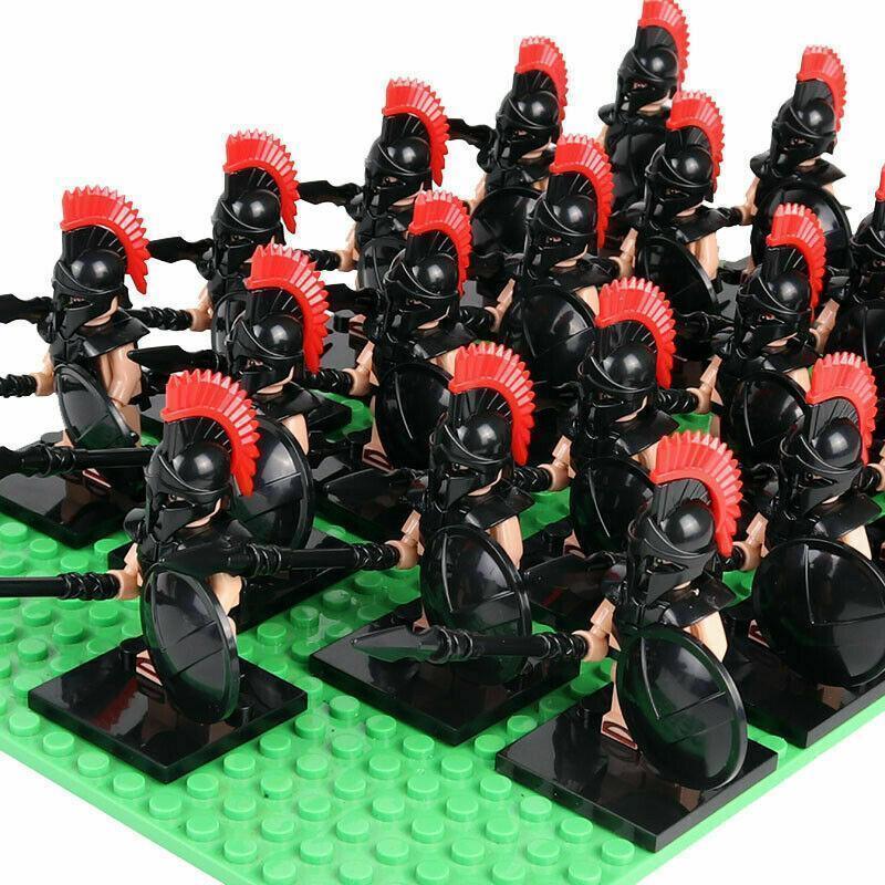 Ancient Spartan Military The 300 Spartans Warriors 21 Minifigures Set ...