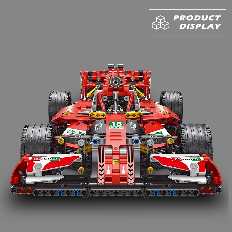 Famous RSR Super Racing Car F1 Sports Car Vehicle Building Blocks ...
