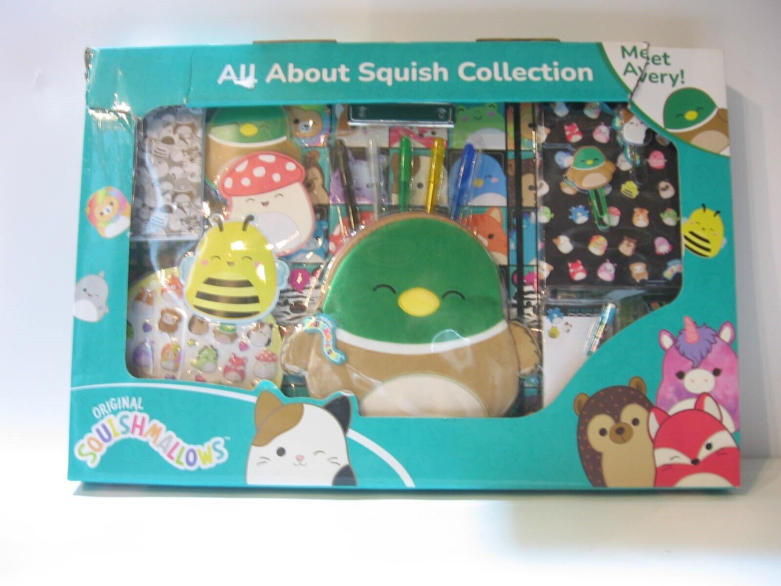 NEW Squishmallow All About Squish Collection Stationery Set AVERY THE ...