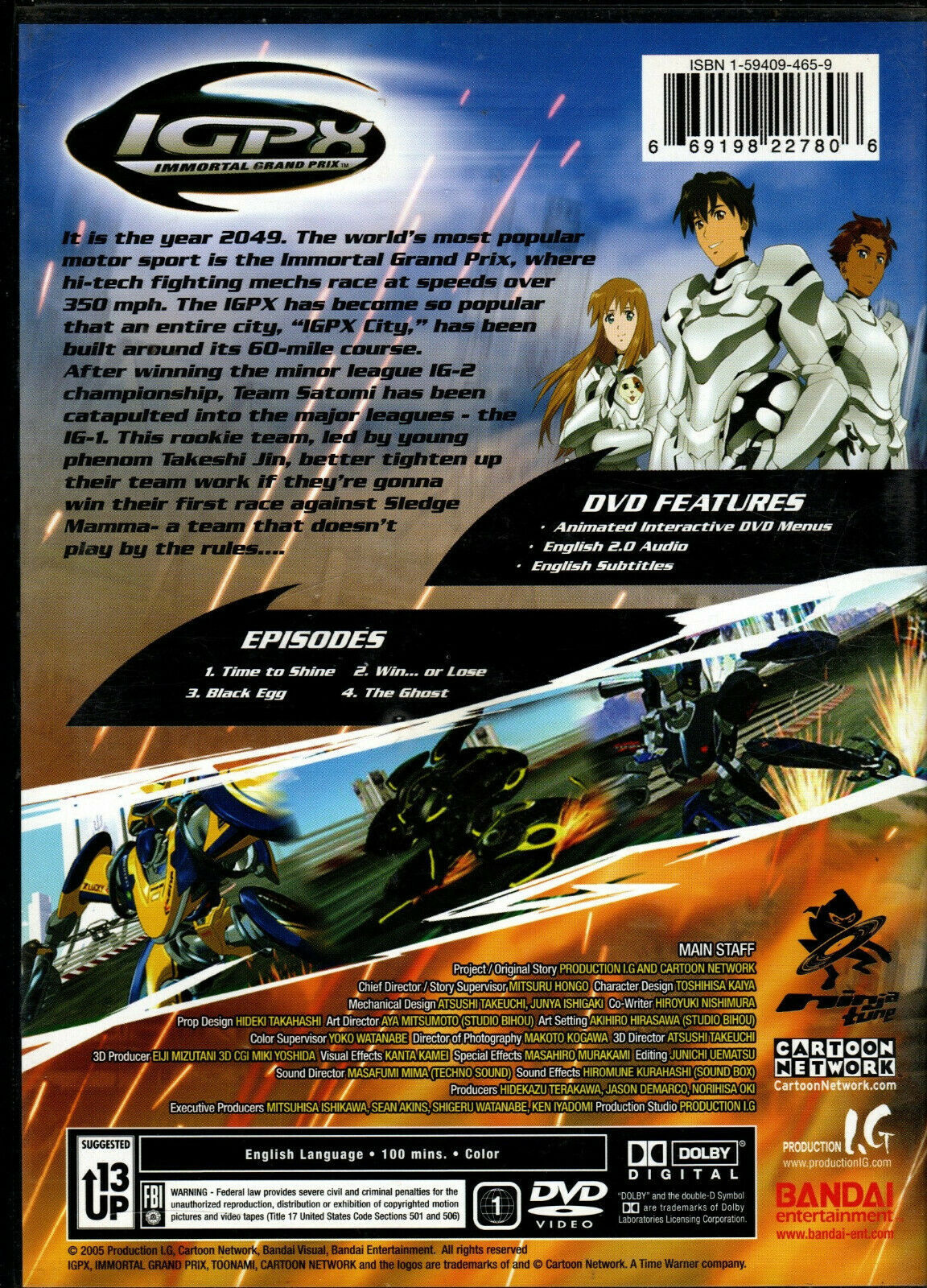 IGPX - Vol. 1 (DVD, 2006, Toonami Edition) - DVDs & Blu-ray Discs