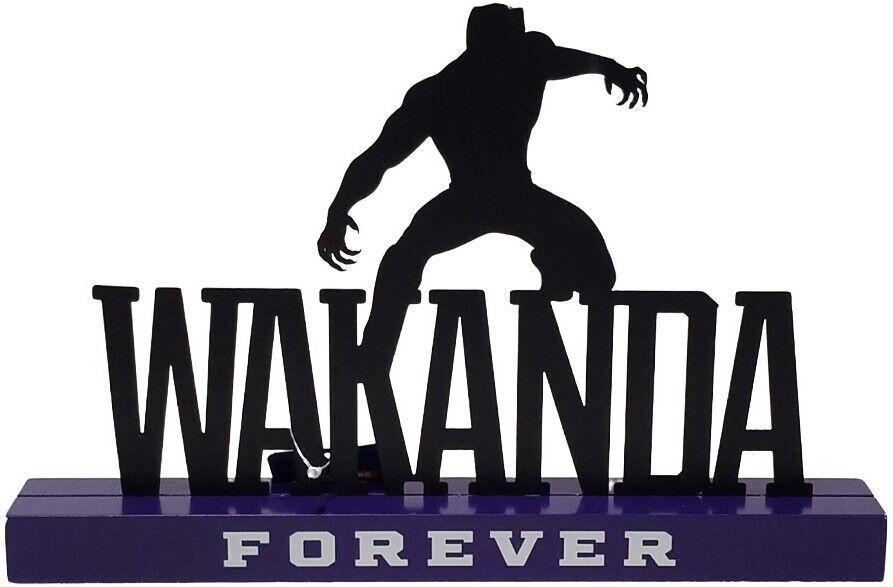 Open Brands Marvel Black Panther Wakanda Forever Silhouette Tabletop ...