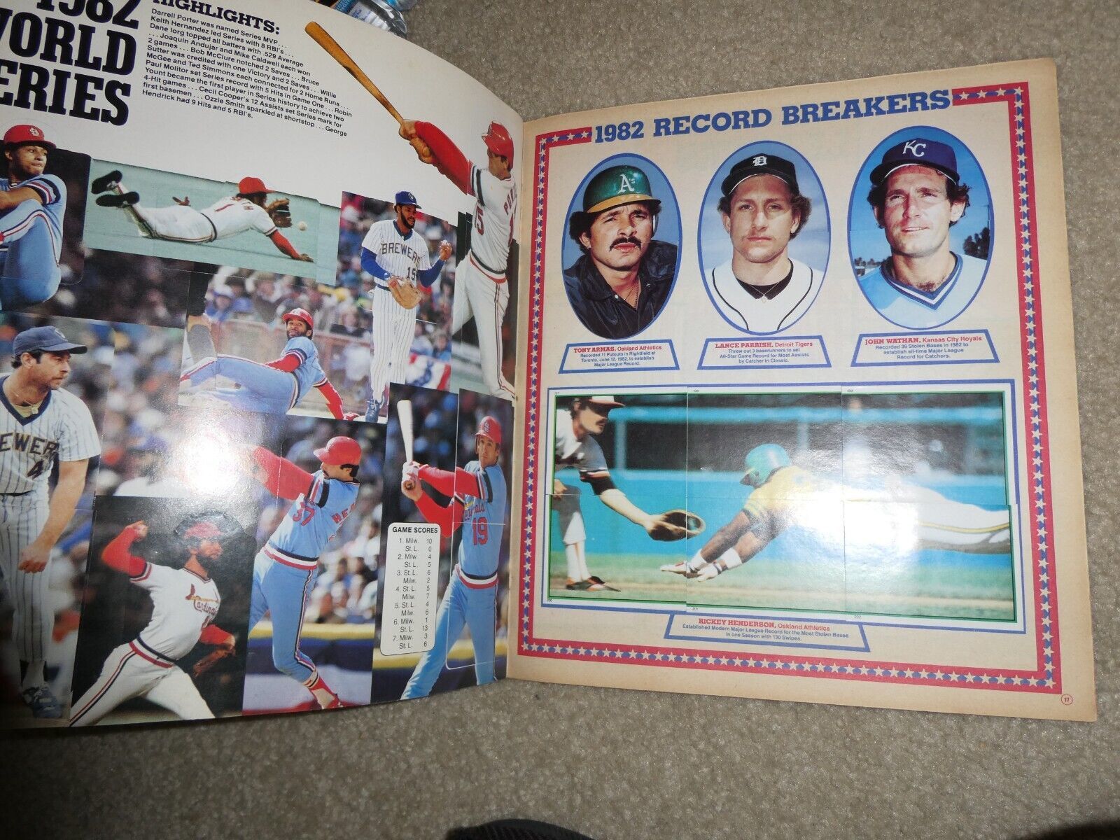Vintage 1983 Topps Baseball Sticker Album Complete with ALL Stickers ...