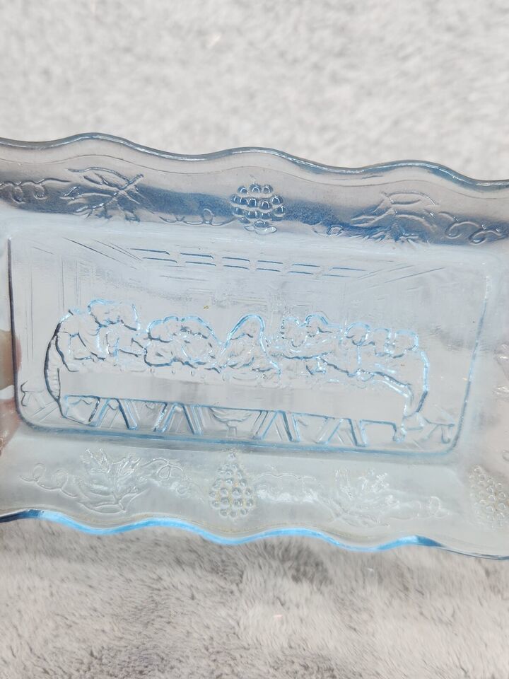 Indiana Glass Tiara Lord's Last Supper Jesus and 50 similar items